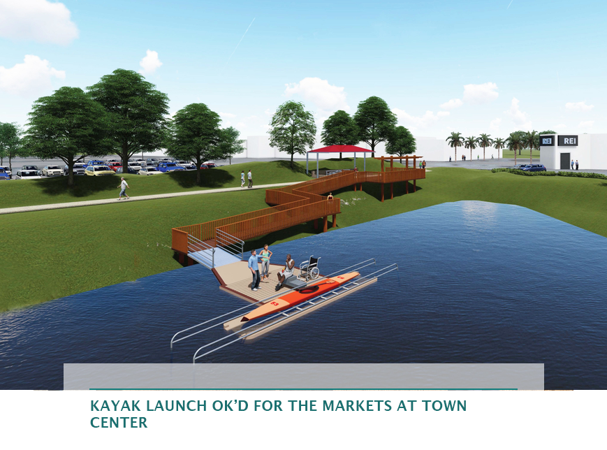 Kayak launch OK’d for The Markets at Town Center – Keen On Klean Solutions
